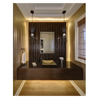 Villa on the Lake - Contemporary - Powder Room - Cleveland - by W ...
