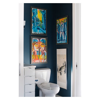 Zen Modern - Keeping Calm on the Hill - Modern - Powder Room - Other ...