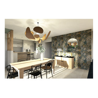 Décoration d'une pièce à vivre - Dining Room - Nantes - by Autrement ...