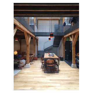 Maison à Paris - Rustic - Dining Room - Paris - by MUR. MUR ARCHITECTES ...