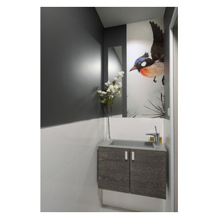 Coin toilettes - Contemporary - Bathroom - Angers - by Secret de bain ...