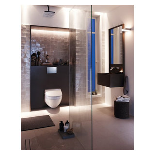 Installations sanitaires avec matériel Geberit - Modern - Bathroom ...