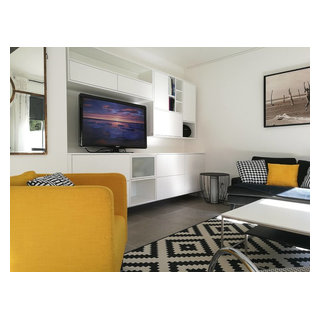 Aménagement d'un coin TV - Contemporary - Family Room - Other - by L ...