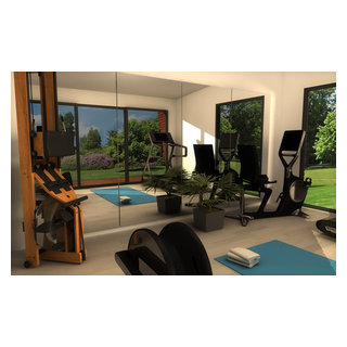 Une pièce privée - Home Gym - Bordeaux - by Athletica Design | Houzz IE
