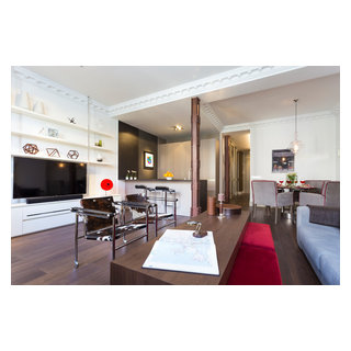 El éxito de una buena distribución - Contemporáneo - Salón - Madrid ...