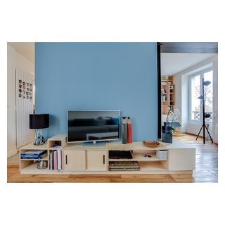 Agencement en Multipli de Bouleau de Finlande - Contemporary - Living ...