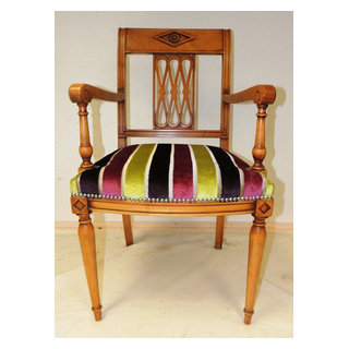 fauteuil à rayure - Transitional - Living Room - Grenoble - by ...