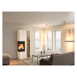 Poêle cheminée Nordpeis Chicago - Modern - Living Room - Lille - by ...