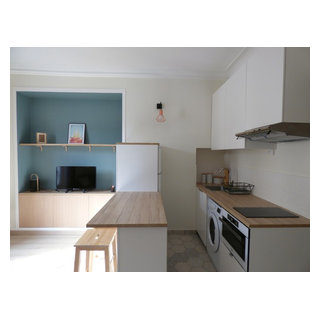 Rénovation : un projet sur-mesure qui a du pep's - Contemporary ...