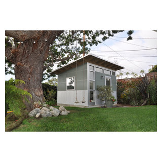 10x12 Office & Music Studio Shed - Contemporary - Shed - San Diego - by ...