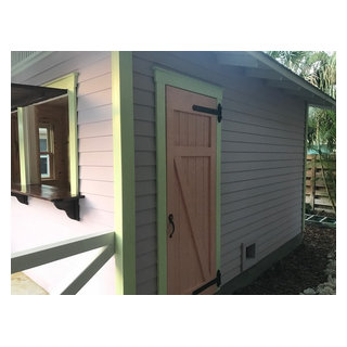 12'x14' Snack Shack Shed - Tropical - Shed - Tampa - by User | Houzz