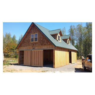 3 stall Horse Barn, with storage loft - Landhausstil - Gartenhaus ...