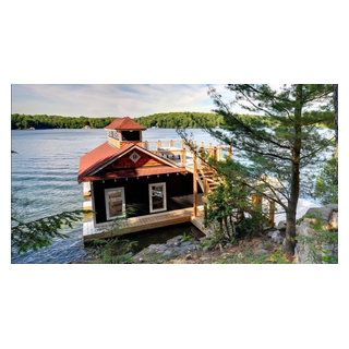 Boathouse - Rustic - Shed - Toronto - by Clarke Muskoka Construction ...
