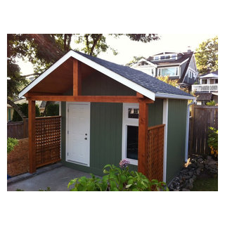 Brown Shed - Traditional - Shed - Vancouver - by Backyard Works | Houzz