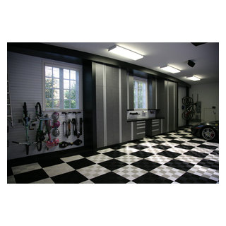 Classic Black and White Garage - Modern - Shed - Cincinnati - by The ...