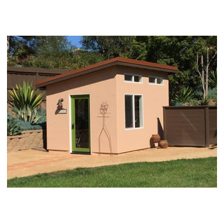 Custom Shed Converted to a Fitness Studio - Contemporary - Shed - San ...