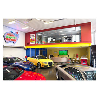 Display Garage and Lounge - Modern - Garage - Minneapolis - by Erotas ...