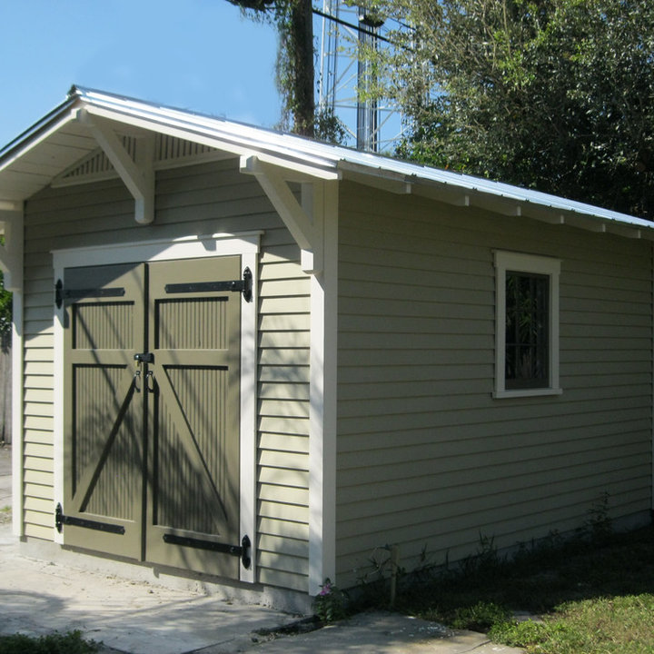 Low Slope Roof Garage Shed Ideas - Photos & Ideas | Houzz