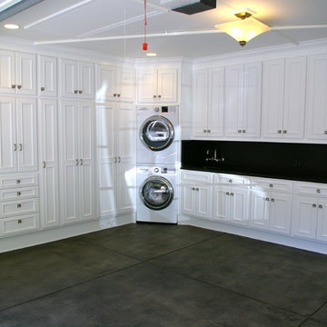 Washer Dryer Garage Shed Ideas - Photos & Ideas | Houzz