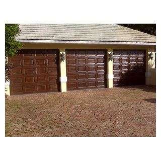 Garage Door Woodgraining - Traditional - Shed - Miami - by Benchmark ...