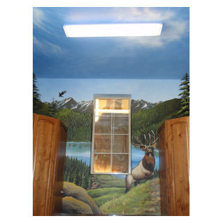 Garage Man Cave Hunting Room - Eclectic - Shed - Denver - by G.Go ...