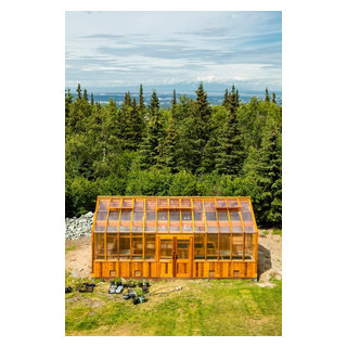 Greehouse and Deck Overlooking Anchorage, Alaska - Craftsman - Shed ...