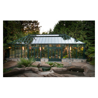 Greenhouse Pool Cover - Modern - Shed - Vancouver - by Meridian Estate ...