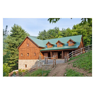 Hillside Horse Barn - Traditional - Shed - Other - by Sand Creek Post & Beam | Houzz