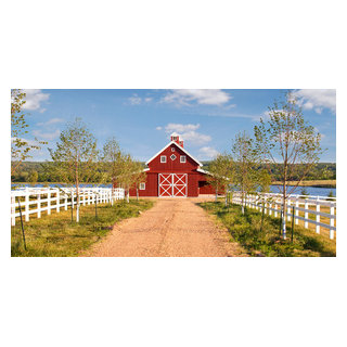 Missouri Great Plains Western Horse Barn - Classique - Abri - Autres périmètres - par Sand Creek ...