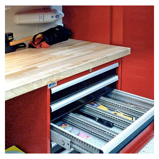 Mitch Little's Home Garage - Industrial - Shed - Boston - by Lista ...