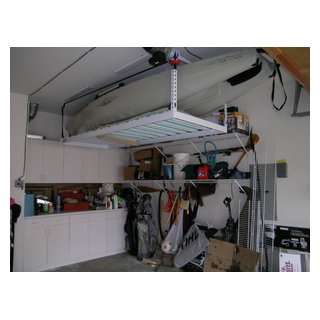 motorized overhead storage - Traditional - Shed - Seattle - by ONRAX ...