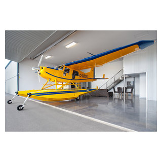 Private Airplane Hangar - Contemporary - Shed - Vancouver - by Anne Boa ...
