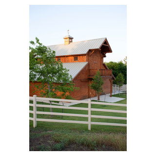 Raised Center Barn in Texas - Traditional - Shed - Other - by Sand ...