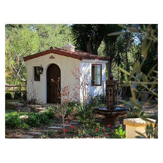 Spanish Style Shed design by Jeff Doubet Santa Barbara Home Design ...