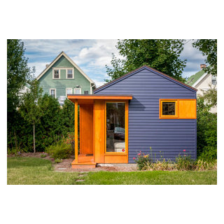 Studio for a Writer, Front Elevation - Modern - Shed - Bridgeport - by ...