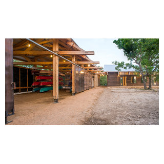 The Boathouse at Millican Reserve - Rustic - Shed - Austin - by PACT ...