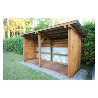 Timber frame lean-to shed - Craftsman - Rimessa - Ottawa - di Maisons ...