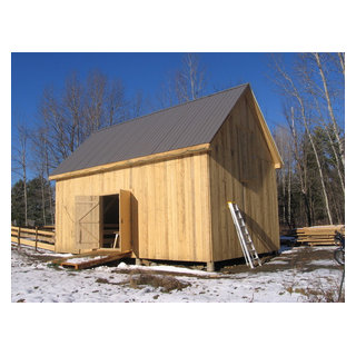 Timberframe Sheep Barn - Traditional - Shed - Burlington - by New ...