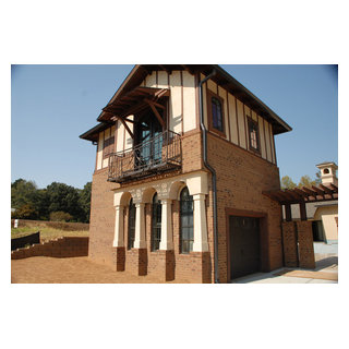 Triangle Brick's Autumn Field - Traditional - Garden Shed and Building ...