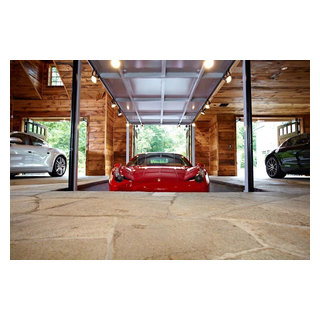 Ultimate man cave and sports car showcase - Traditional - Car Porch ...