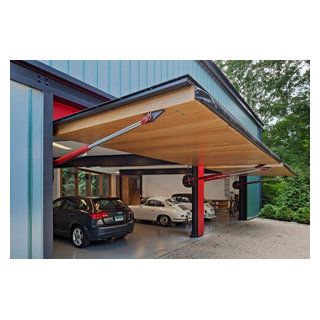 Wilton Contemporary - Contemporary - Garage - New York - by Prutting ...