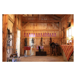 Wood Post & Beam Horse Barn in Nebraska - Country - Garden Shed and Building - Other - by Sand ...