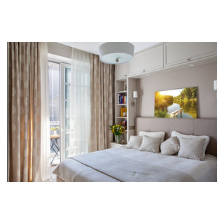 Спальня на Ленинском проспекте - Transitional - Bedroom - Moscow - by ...