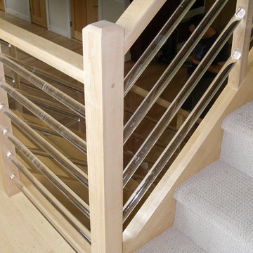 Clear Acrylic Staircase Ideas - Photos & Ideas | Houzz