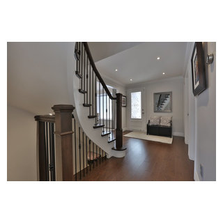 1107 Deer Run Home Renovation - Transitional - Staircase - by Alair ...
