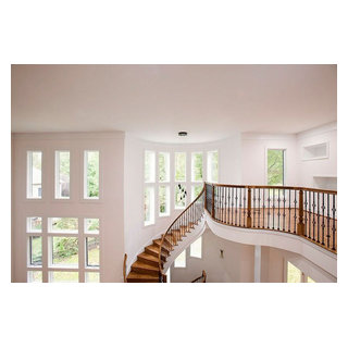 35_Old World Staircase Design with Traditional Balustrade System, Burke ...