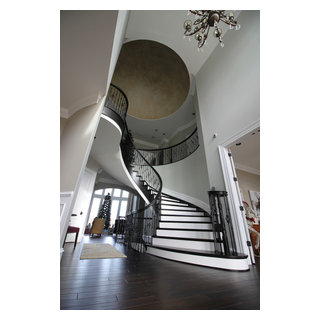 36_Exquisite Custom Flowing-Staircase in Phenomenal Home, Haymarket VA ...