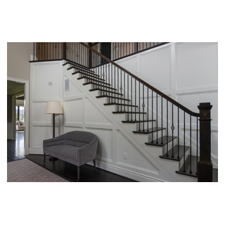 7500 SF Open Style French Country Home - Traditional - Staircase ...