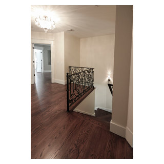 76_Striking Traditional Staircase in French Provincial Home, Potomac MD ...