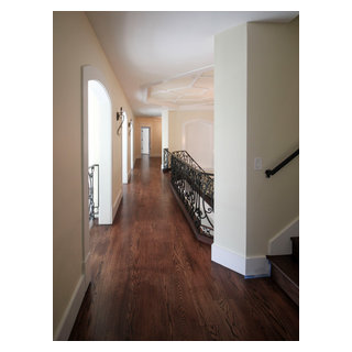 76_Striking Traditional Staircase in French Provincial Home, Potomac MD ...